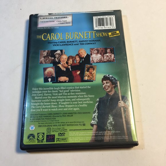 Media | The Carol Burnett Show Show Stoppers Dvd Shawn Parr Bob Mackie ...